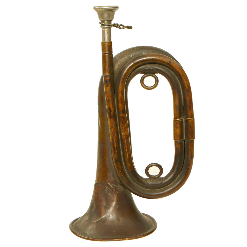 Original U.S. WWI 1915 dated Military Brass Bugle by Wm. H. Horstmann ...