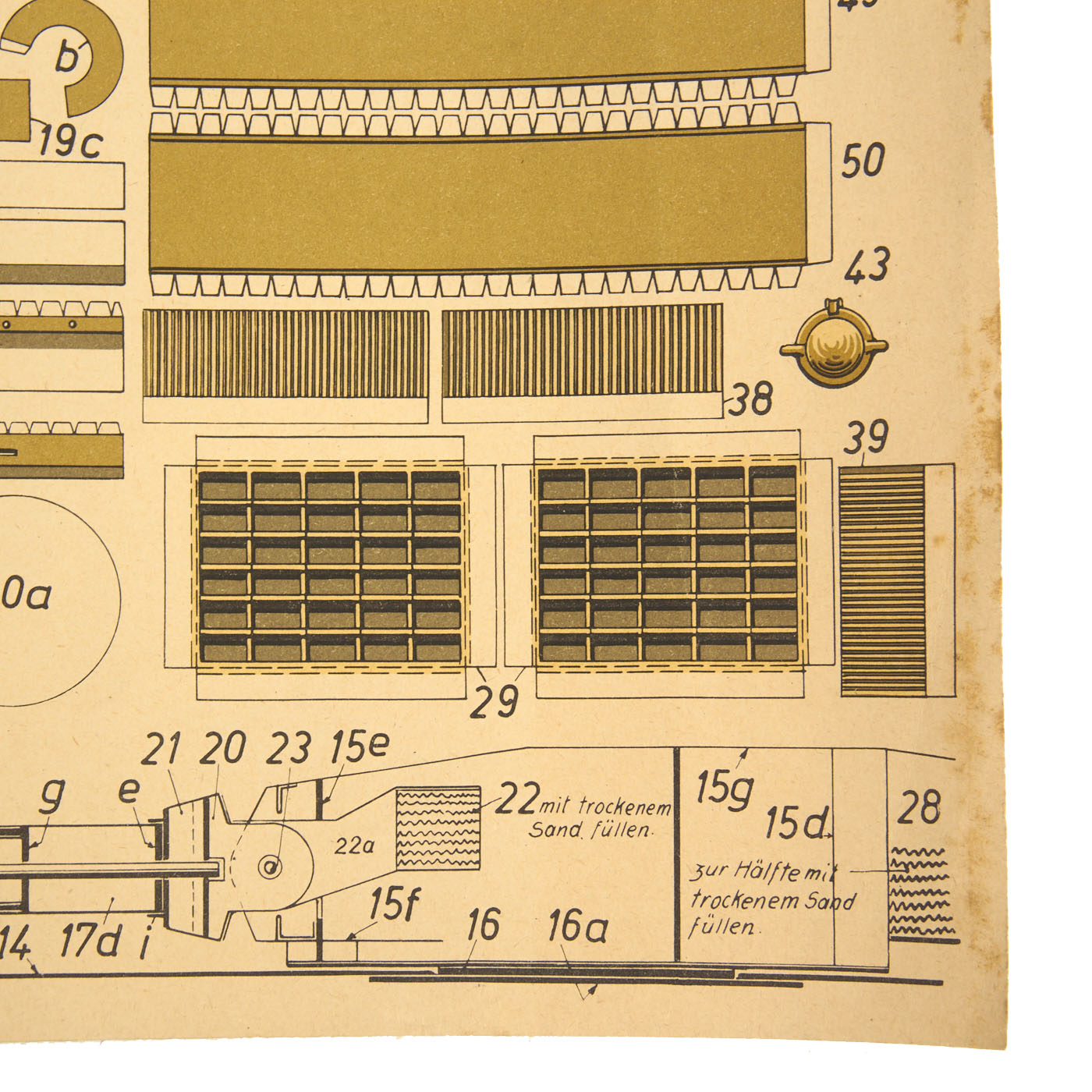 Original German WWII Unused Panzerkampfwagen Tiger Complete 1:20 Scale ...