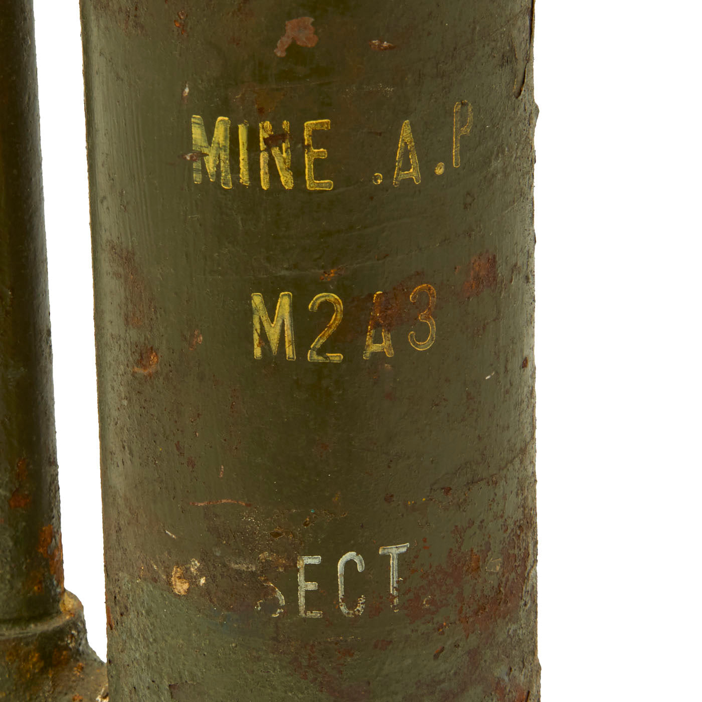 Original U.S. WWII M2A4 Bounding Anti-Personnel Mine With M6A1 Pressur ...