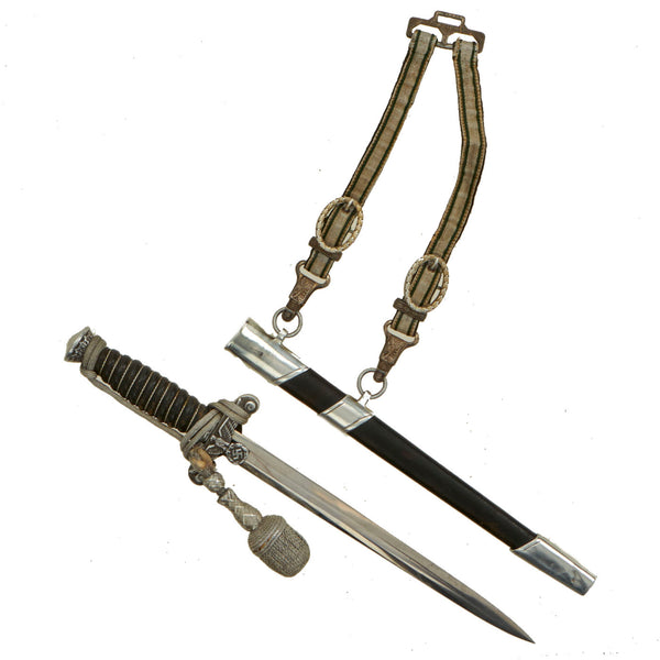 Original German WWII Land Customs Official Dagger with Hanger and Port ...