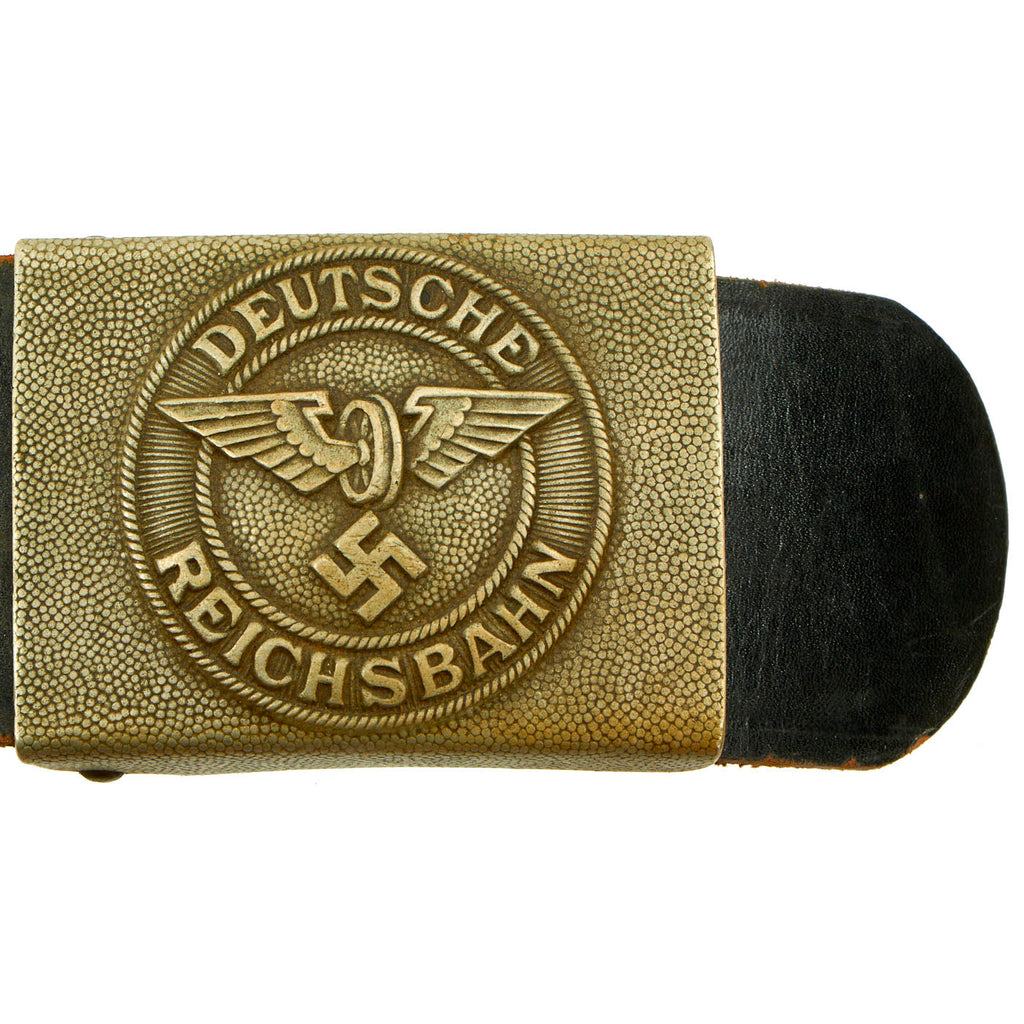 Original German WWII DRB Bahnschutzpolizei Railway Police Belt with Pe ...