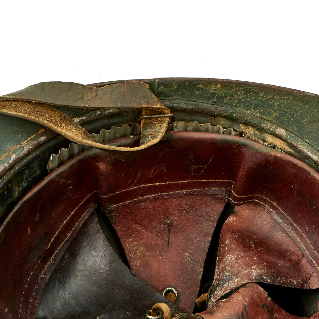 Original Spanish Civil War French Model 1915 Adrian Helmet Used By Spa ...