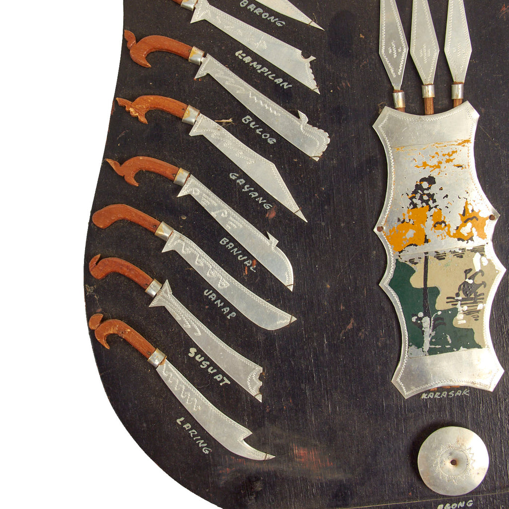 Original U.S. WWII Bring Back Philippine Kampilan & Kalis Sword Set wi ...
