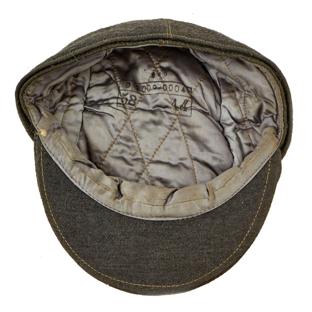 Original German WWII HJ Flak Helper M43 Feldmütze Field Cap in size 58 ...