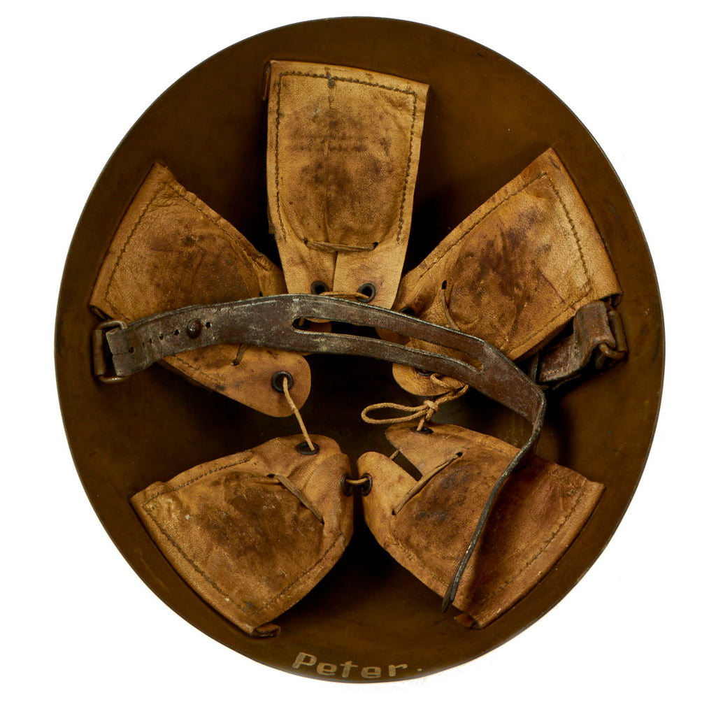 Original Czechoslovakian WWII Vz32 / M32 "Egg-Shell" Helmet Reissued f ...