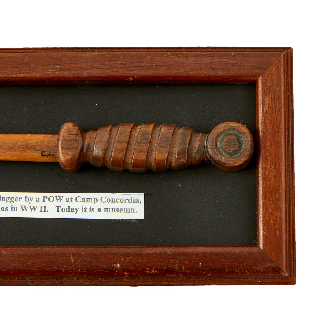 Original German WWII German Prisoner of War Framed Carved Wooden Luftw ...