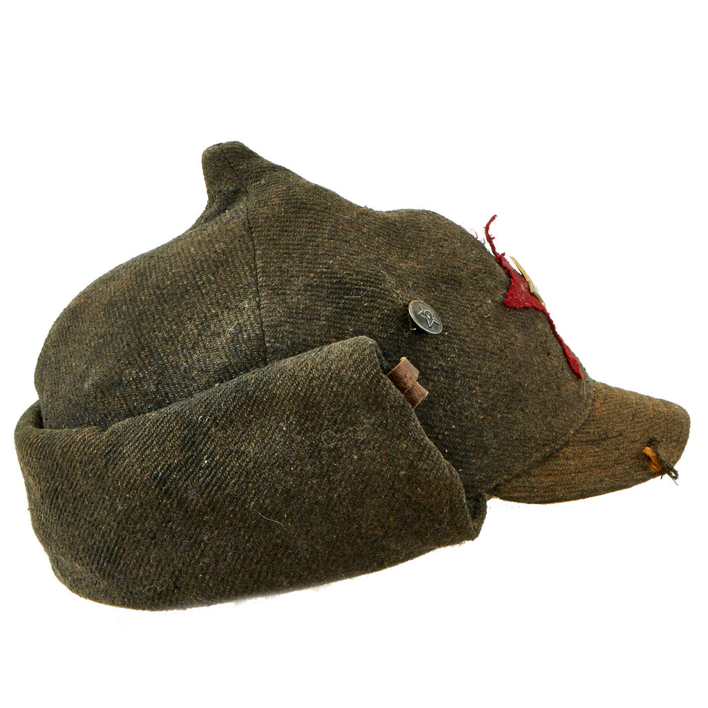 Original Soviet WWII M27 Budenovka Winter Cap – International Military ...