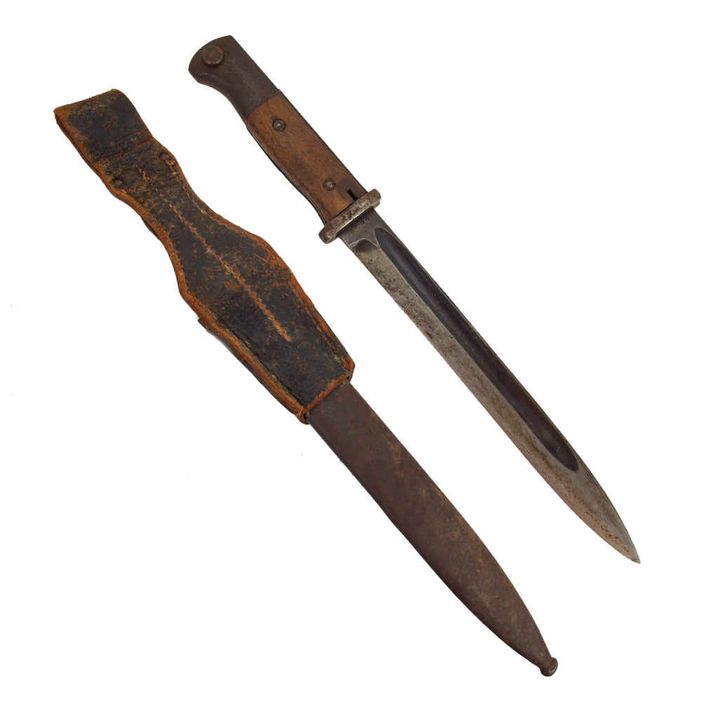 Original German WWII 98k 1943 dated Bayonet by Berg and Co with Scabba ...