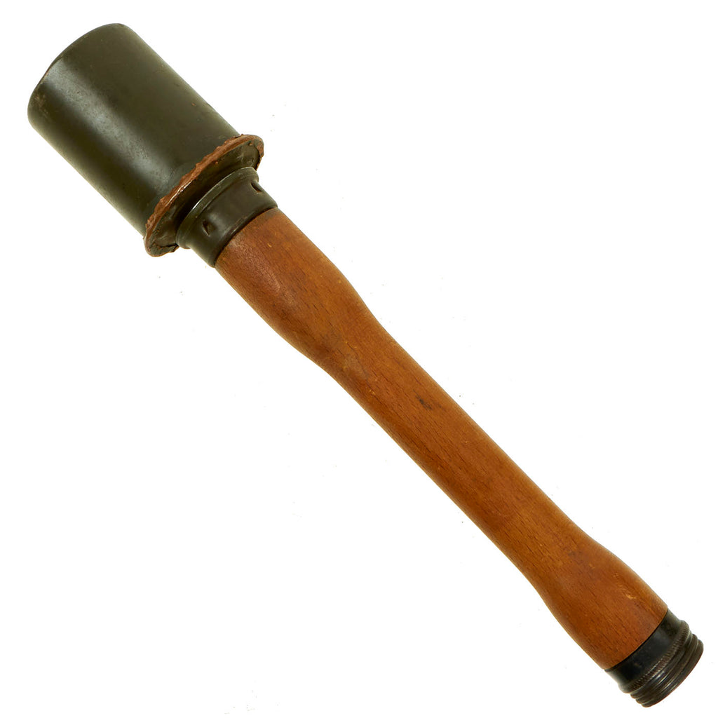 Original German WWII 1943 dated M24 Inert Stick Grenade WITH Porcelain ...