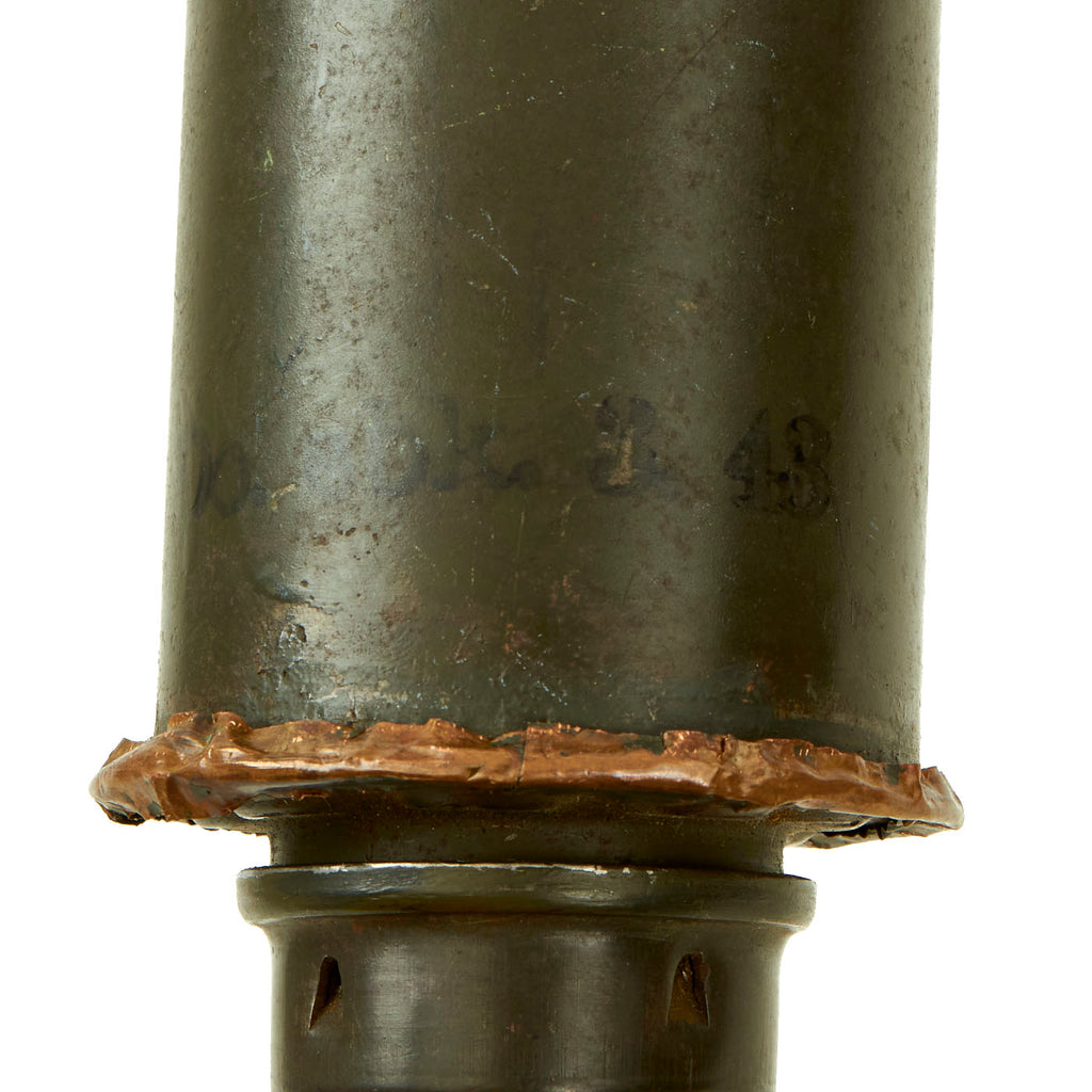 Original German WWII 1943 dated M24 Inert Stick Grenade WITH Porcelain ...