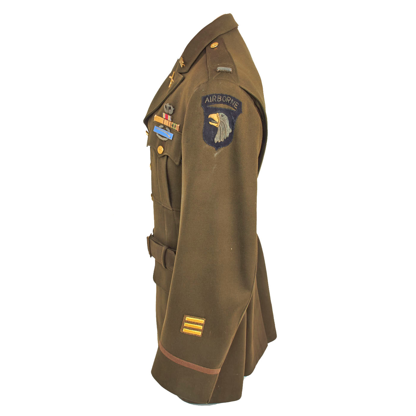 Original U.S. WWII 101st Airborne Division Class A Uniform Coat Featur ...
