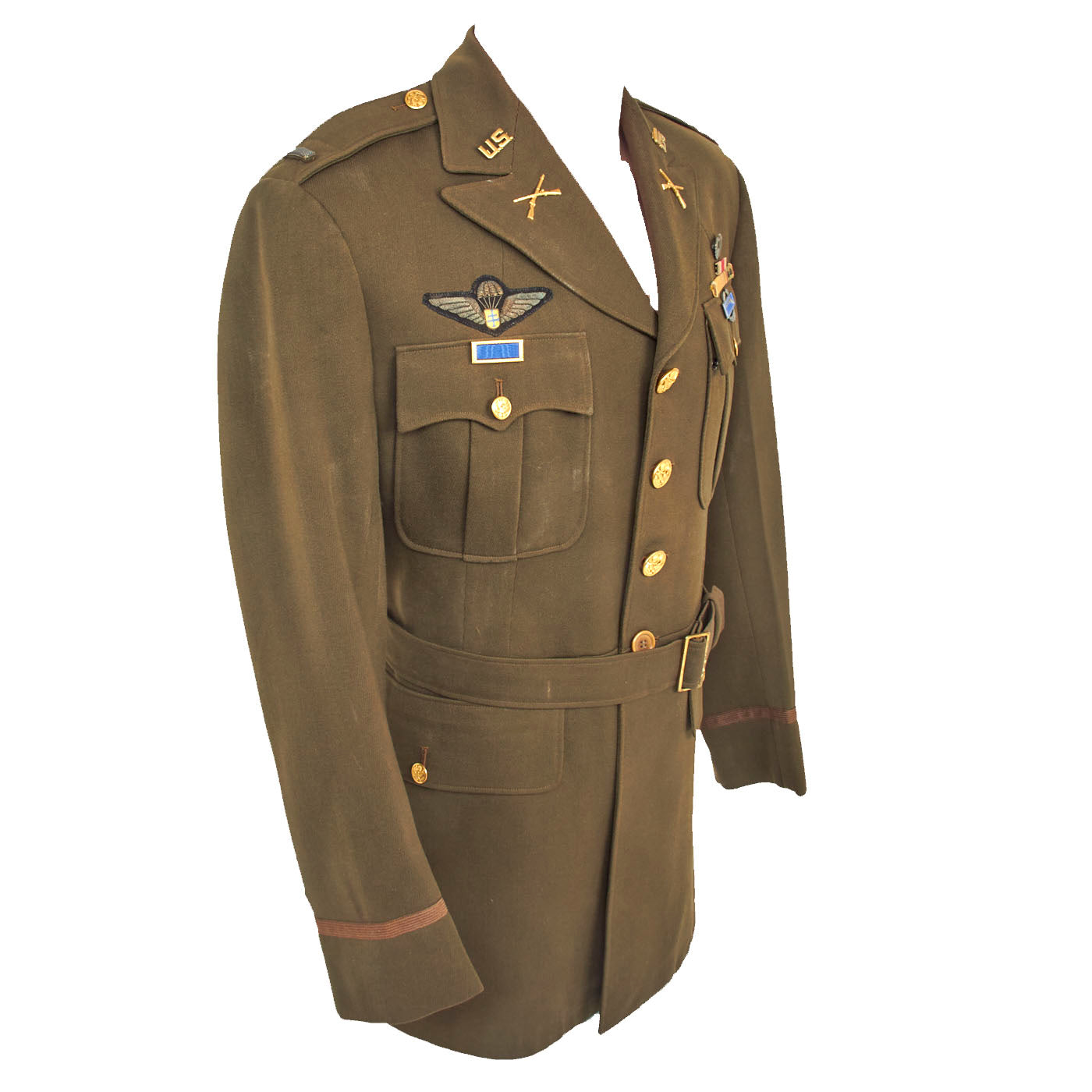 Original U.S. WWII 101st Airborne Division Class A Uniform Coat Featur ...