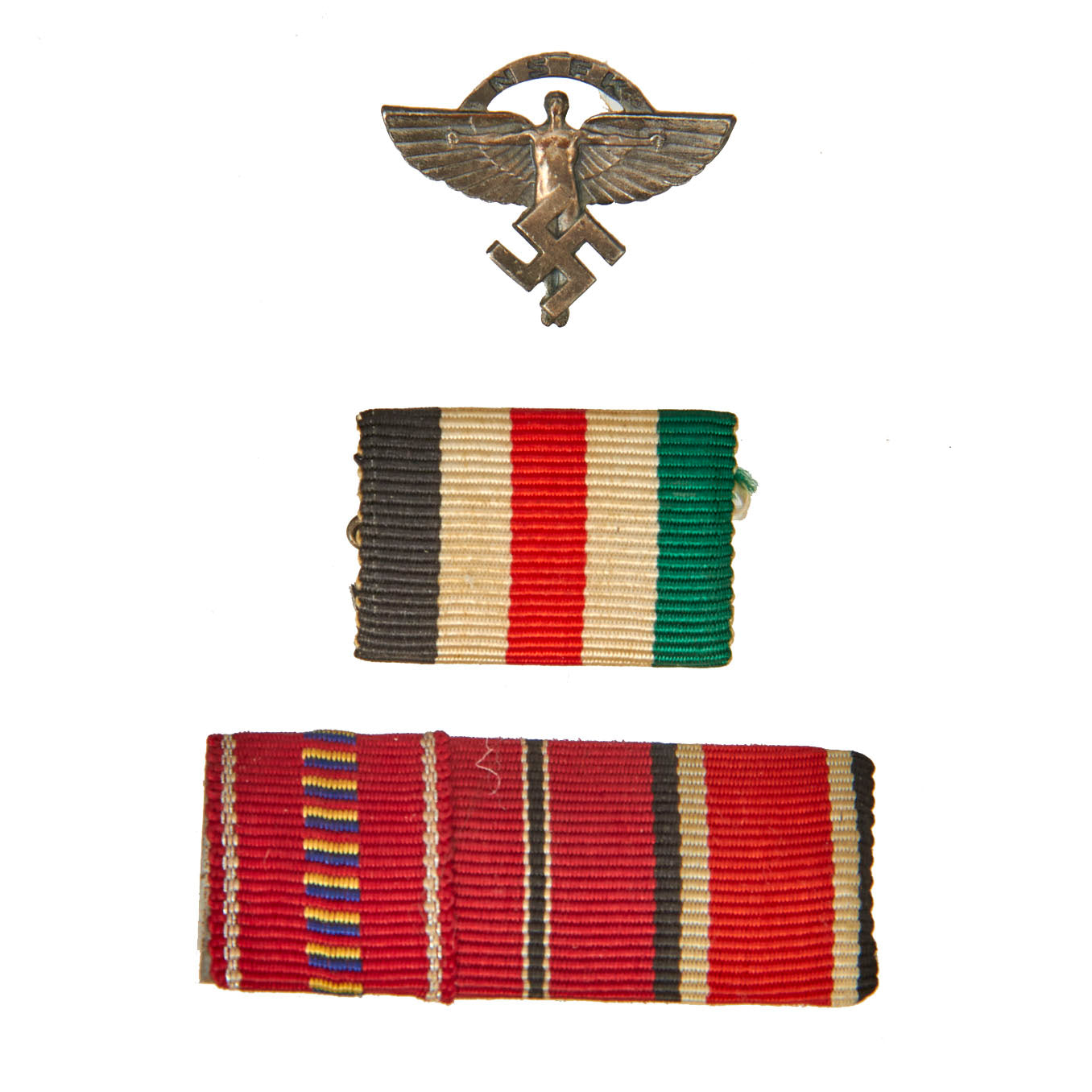 Original German WWI & WWII German Medal, Ribbon and Buckle Lot - 20 It ...