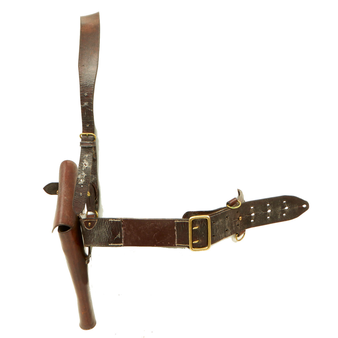 Original British WWI Officer's Webley .455 Holster dated 1917 with Ori ...