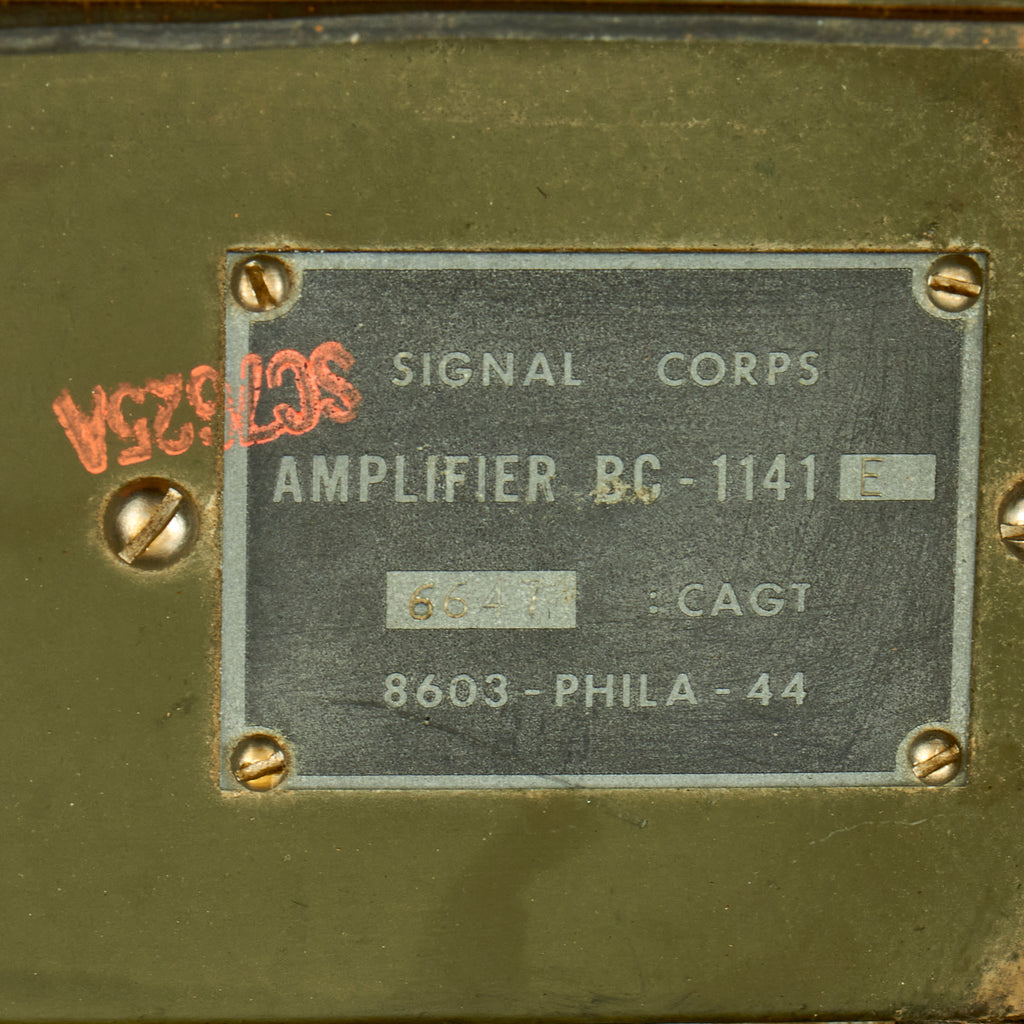 Original U.S. WWII 1944 Dated SCR 625-C Mine Detector – International ...