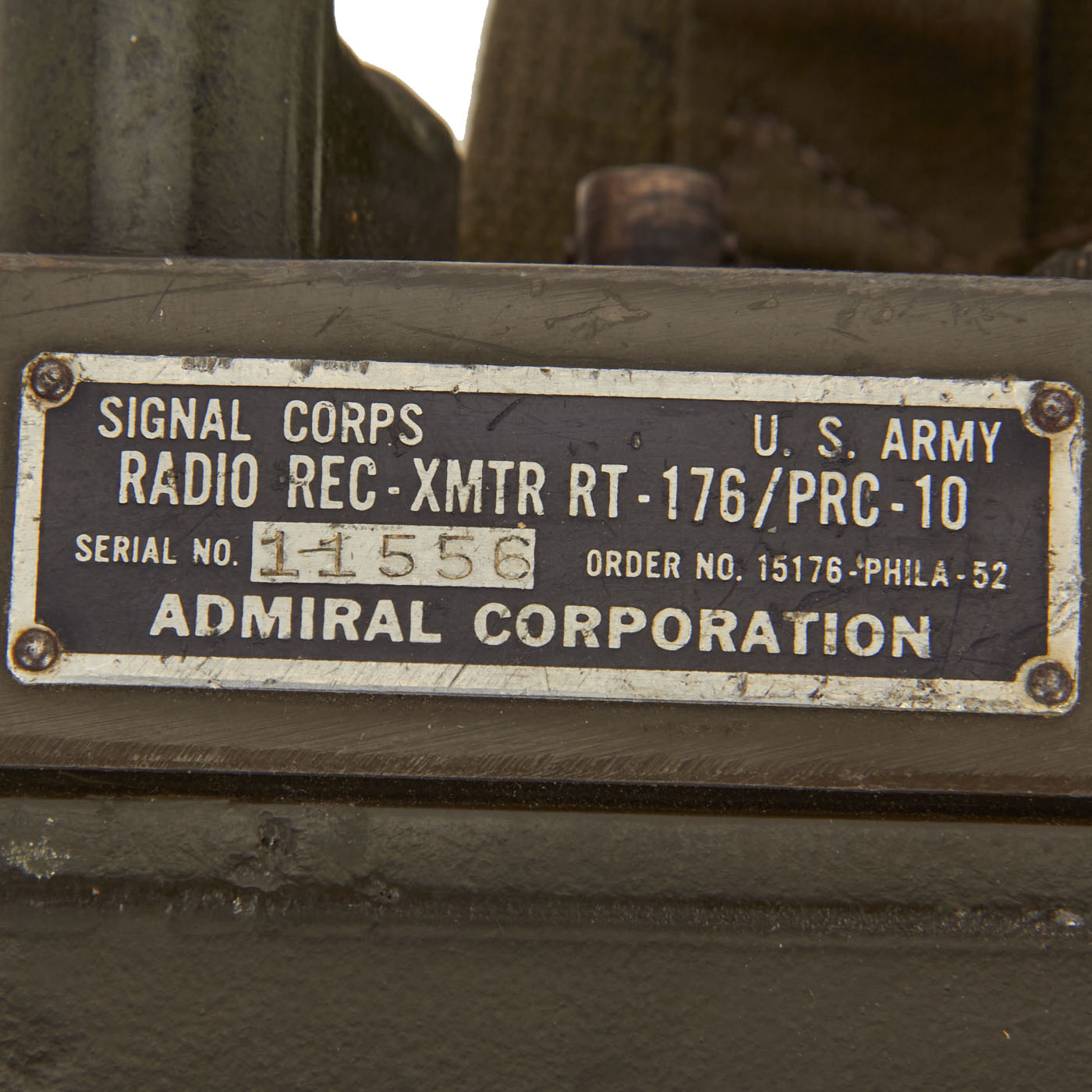 Original U.S. Korean & Vietnam War RT-176 AN/PRC-10 Backpack Radio Rig ...