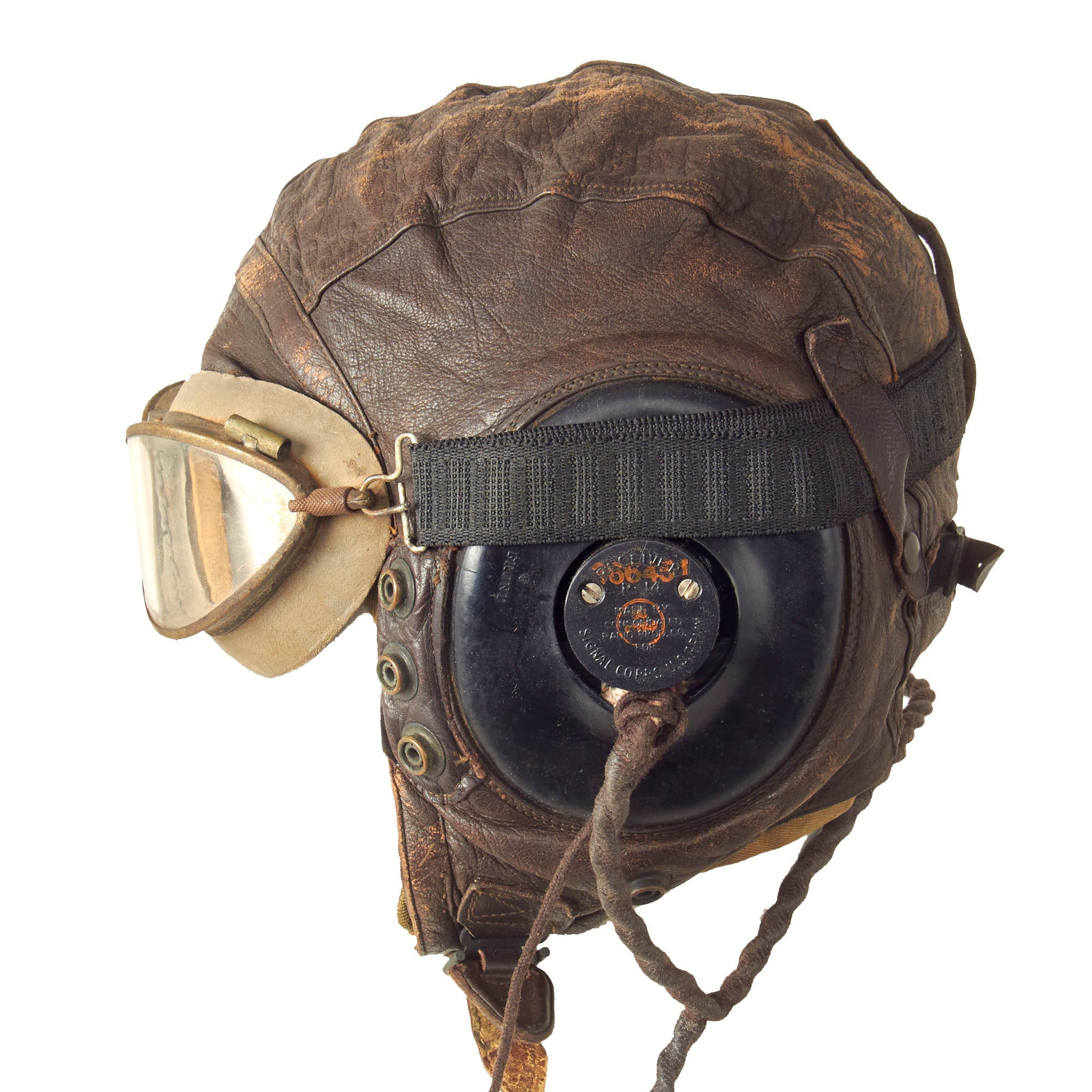 Original U.S. WWII USAAF Aviator Flight Helmet Set - AN6530 Goggles, A ...