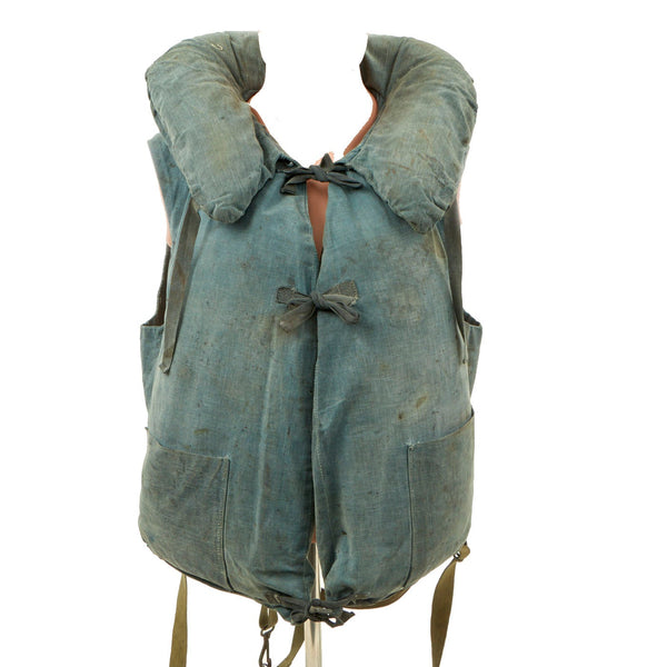 Original U.S. WWII United States Navy Kapok Life Jacket as Used By Lan ...