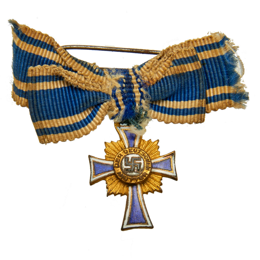 Original German WWII Cross of Honor of the German Mother 1st Class wit ...