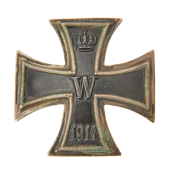 Original Imperial German WWI Prussian Vaulted Iron Cross First Class 1 ...