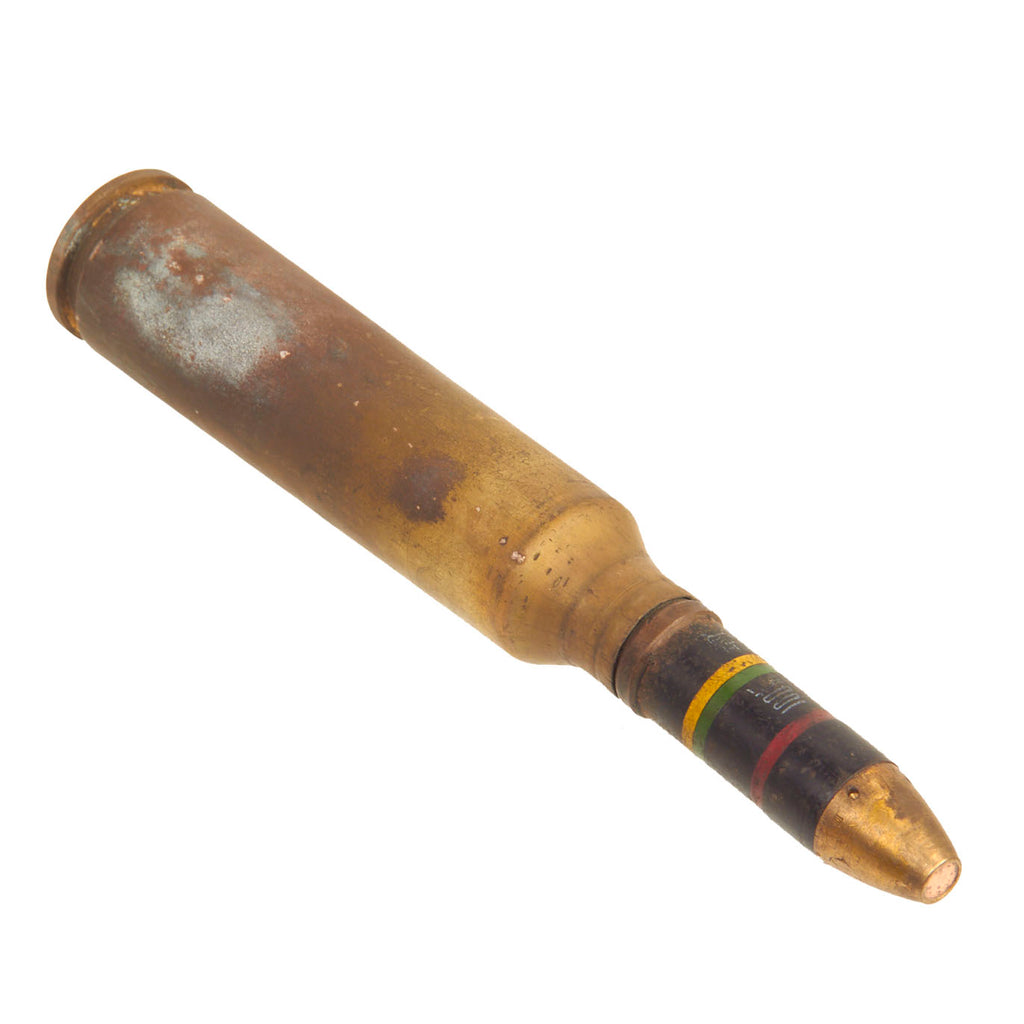 Original Japanese WWII Type 100 20mm Inert Anti-Aircraft Round With St ...