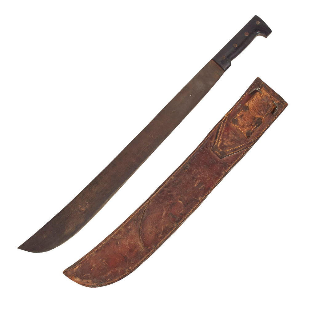 Original U.S. WWII Collins & Co. Legitimus Long Jungle Machete with Le ...