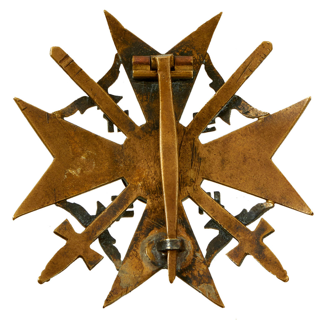 Original German Pre-WWII Bronze Grade Spanish Cross with Swords - Span ...