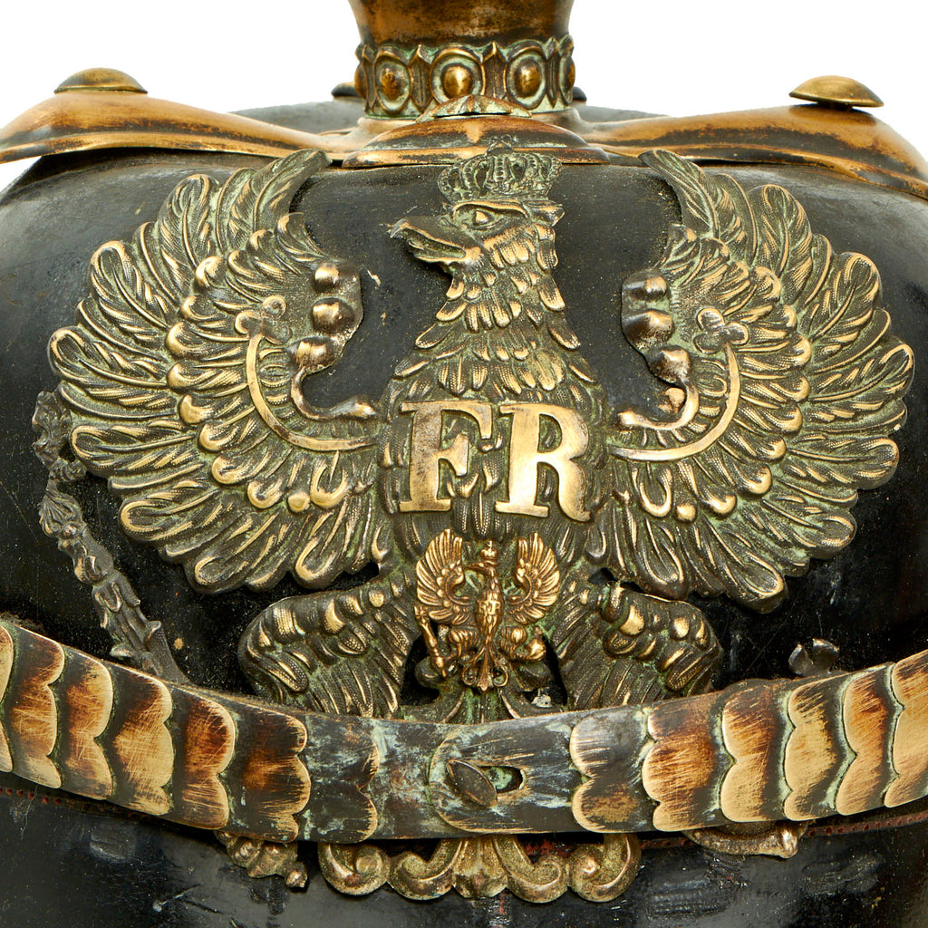Original Imperial German WWI Prussian Dragoon Officer M1897 Pickelhaub ...