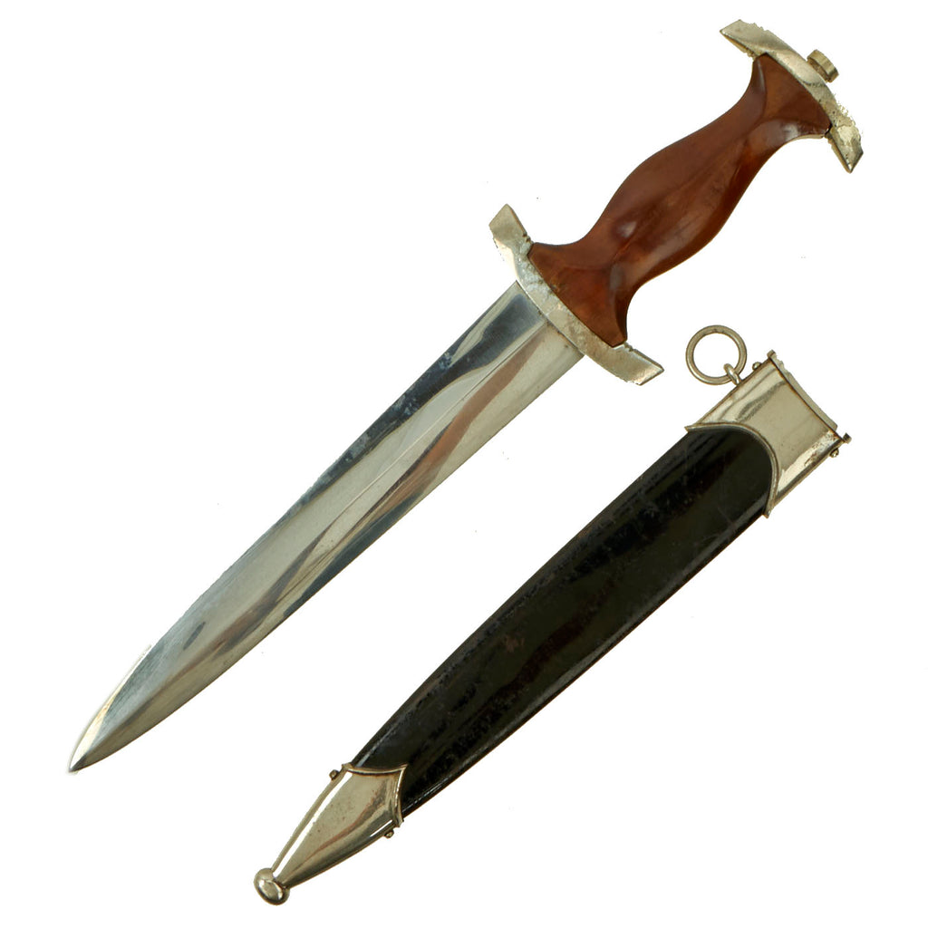 Original German WWII NSKK Dagger with Excellent Unmarked Blade & Scabb ...