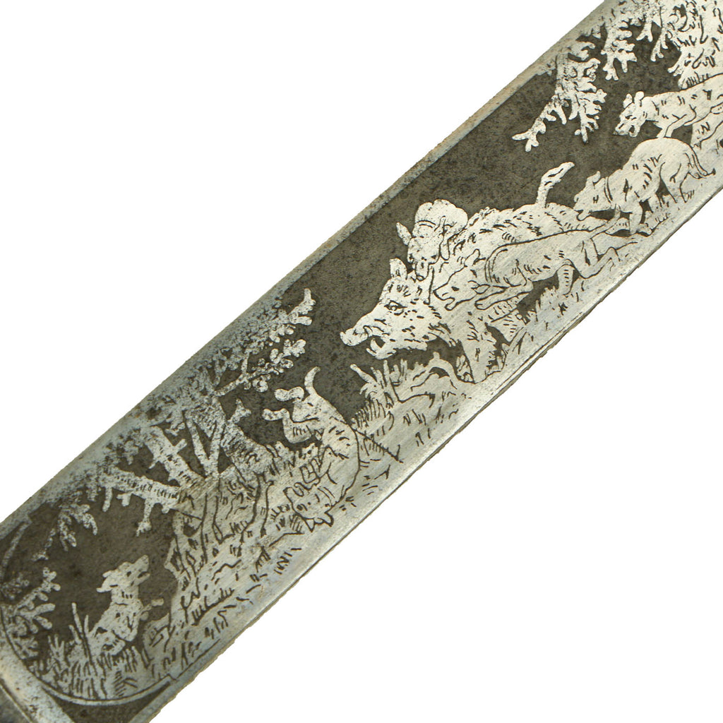 Original German WWII Senior Forestry Official Hirschfanger Cutlass By ...