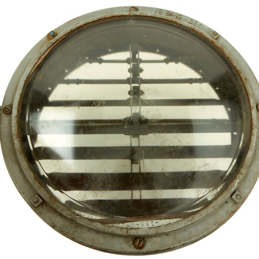Original U.S. WWII US Navy Ships Morse Code Signal Lamp Shutter Assemb ...