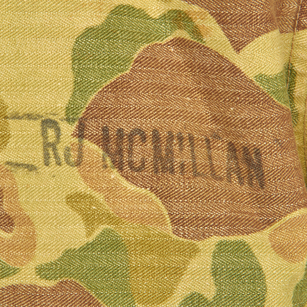 Original U.S. WWII USMC Named P44 Camouflage Pattern 1944 Utility Unif ...