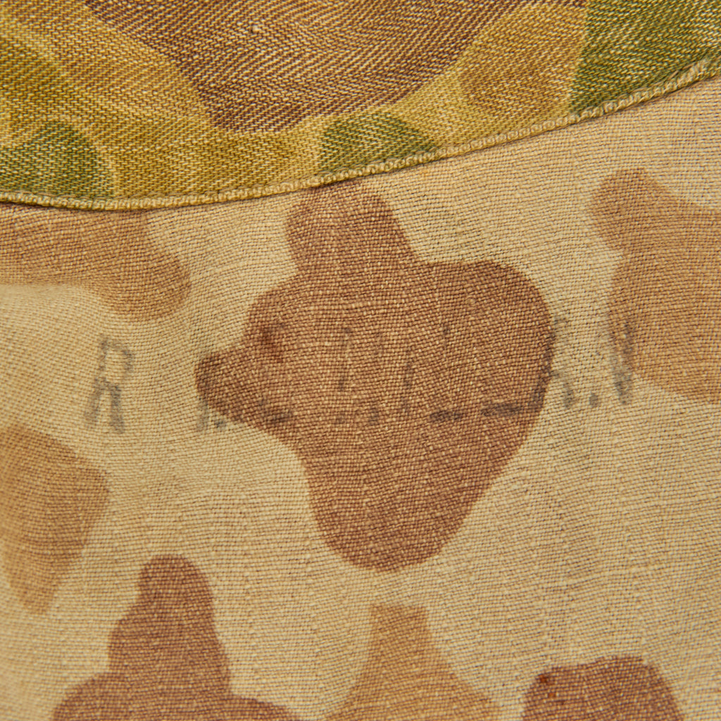 Original U.S. WWII USMC Named P44 Camouflage Pattern 1944 Utility Unif ...
