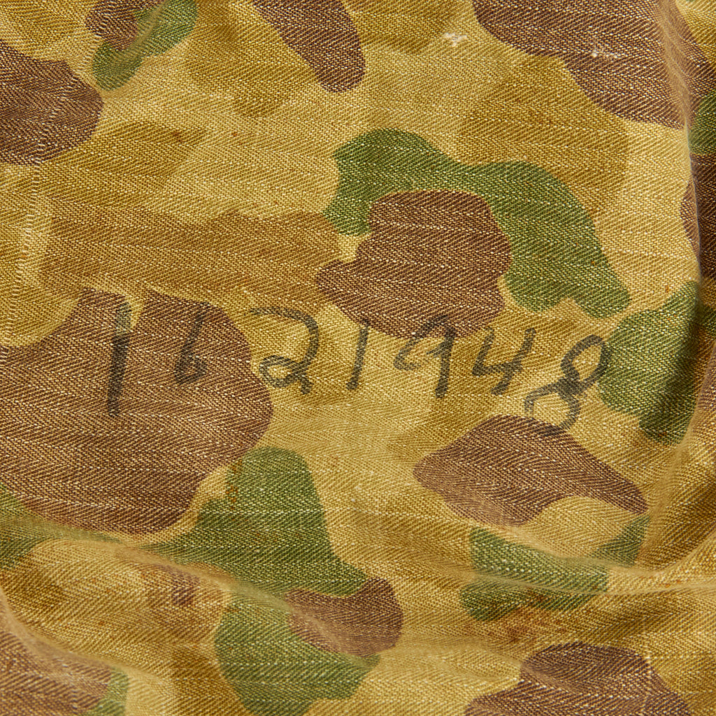 Original U.S. WWII USMC Named P44 Camouflage Pattern 1944 Utility Unif ...