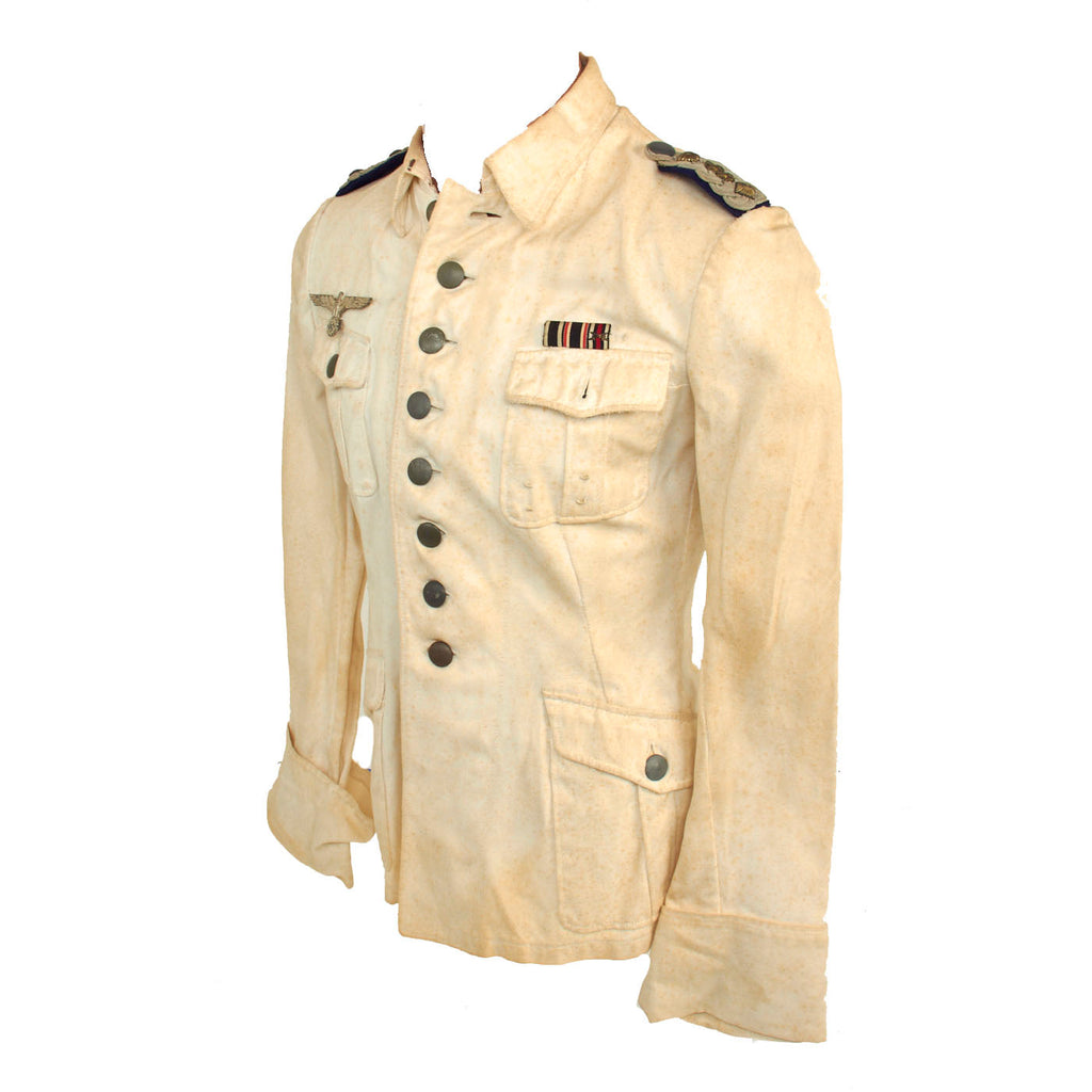 Original German WWII Heer Medical Oberstarzt Officer Summer White Unif – International Military ...