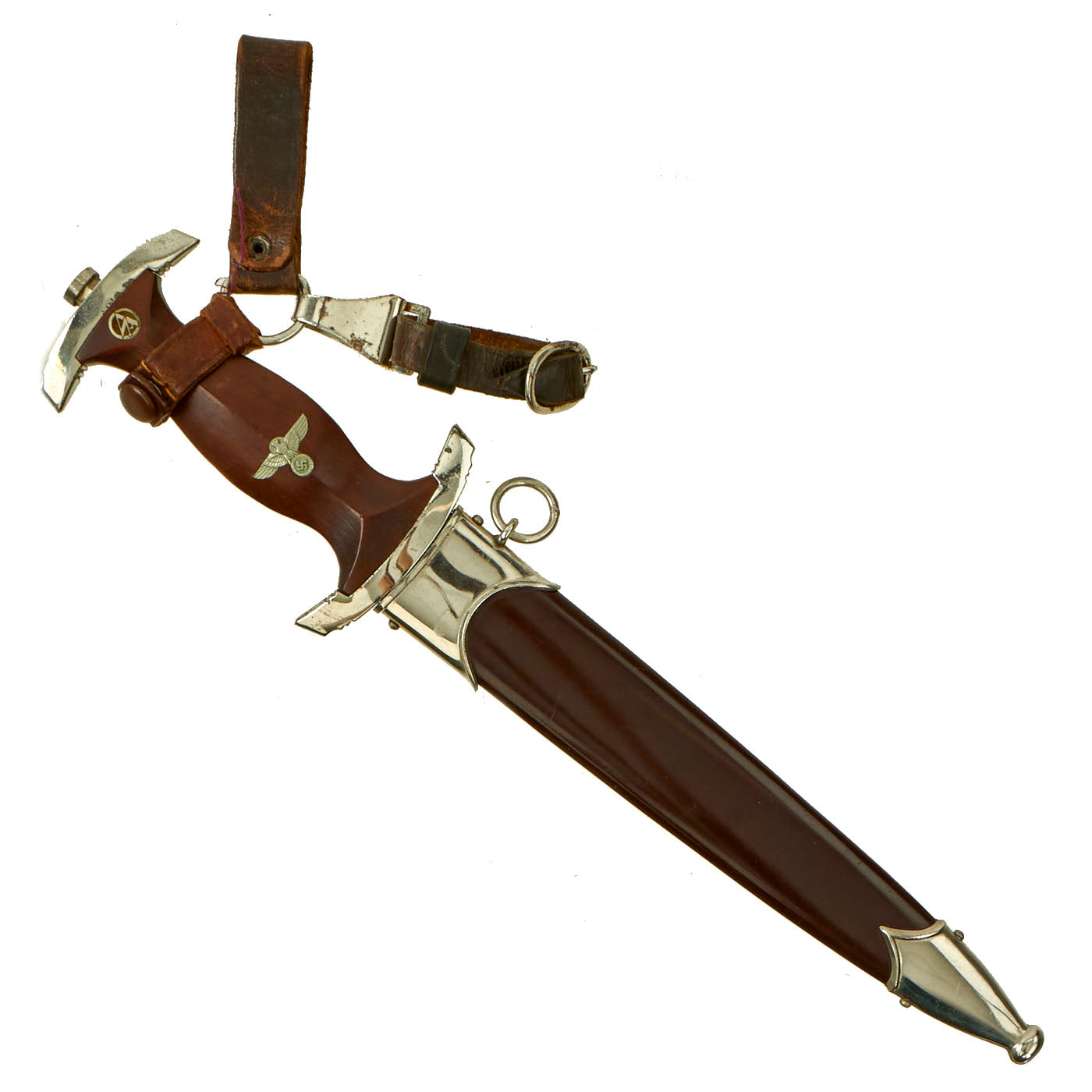 Original Excellent German WWII SA Dagger with Scabbard by Carl Malsch ...