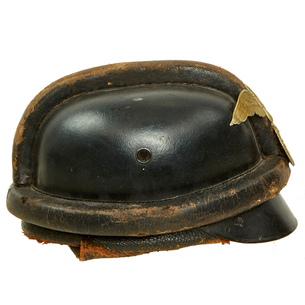 Original German WWII 1936 dated 1st Pattern NSKK Crash Helmet with RZM ...