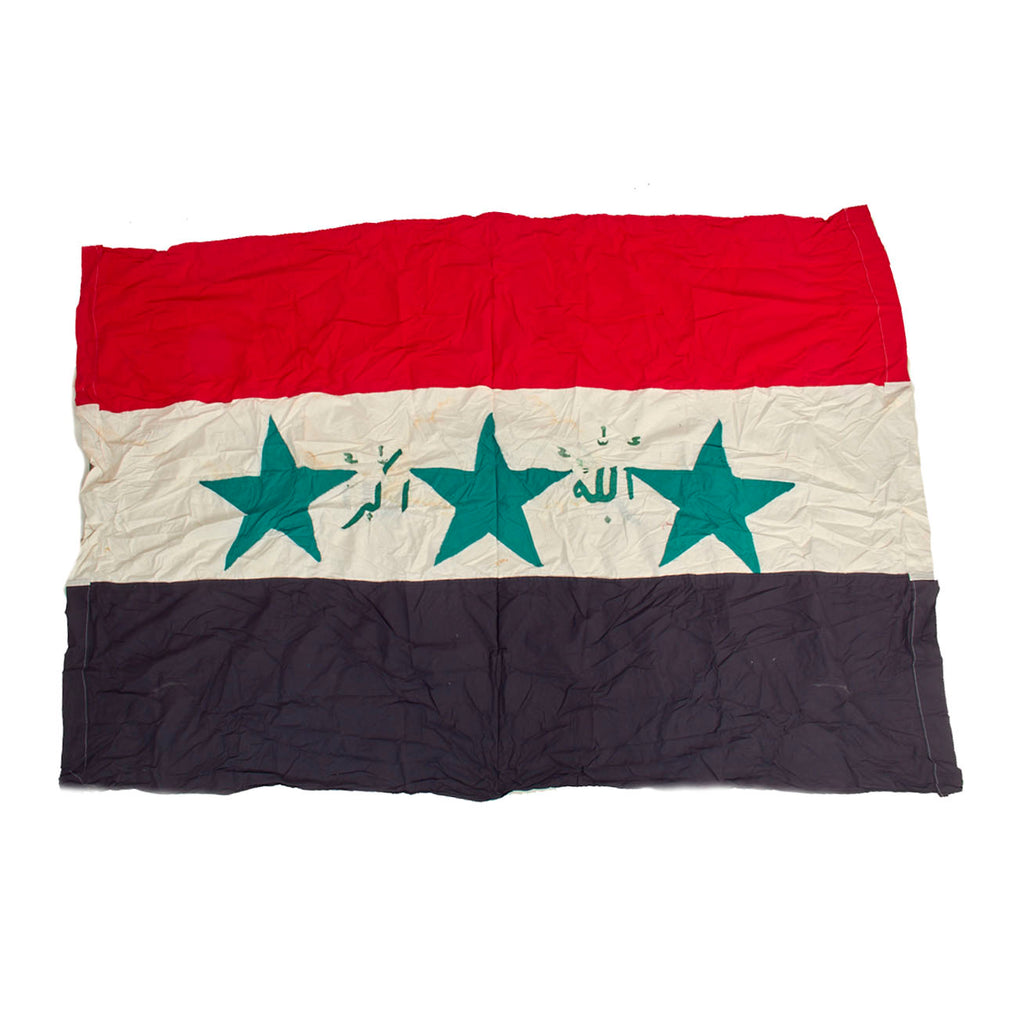 Original Operation Iraqi Freedom Large Flag of Iraq With Leatherette ...