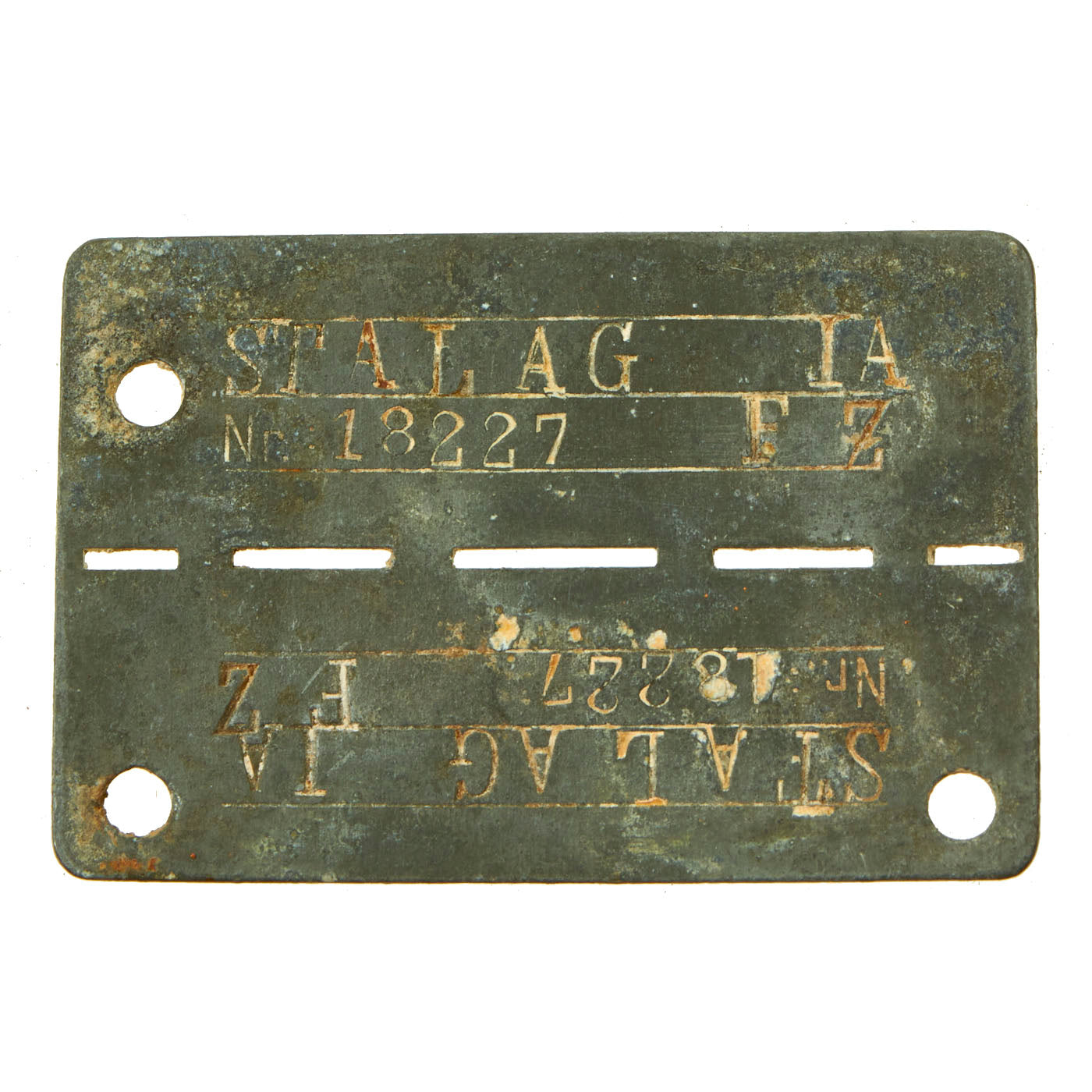 Original German WWII Set of 3 POW Identity Dog Tags - 1 from Stalag I ...