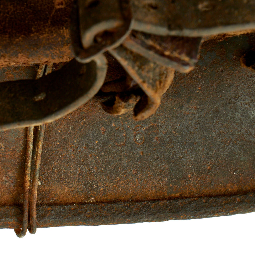 Original German WWII Eastern Front Winter Medic Relic M40 Helmet - Q66 ...
