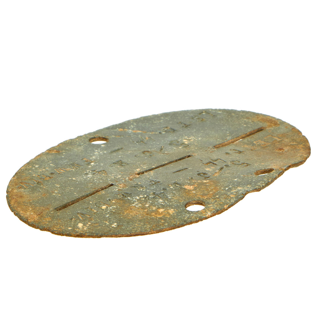 Original German WWII SS Identity Disc Dog Tag - 15th Waffen SS Grenadi ...