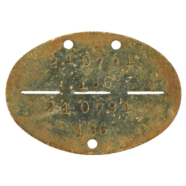 Original German WWII Identity Disc Dog Tag - Fallschirm Panzergrenadie ...