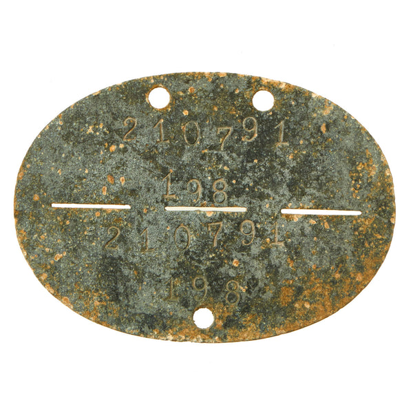 Original German WWII Identity Disc Dog Tag - Fallschirm Panzergrenadie ...