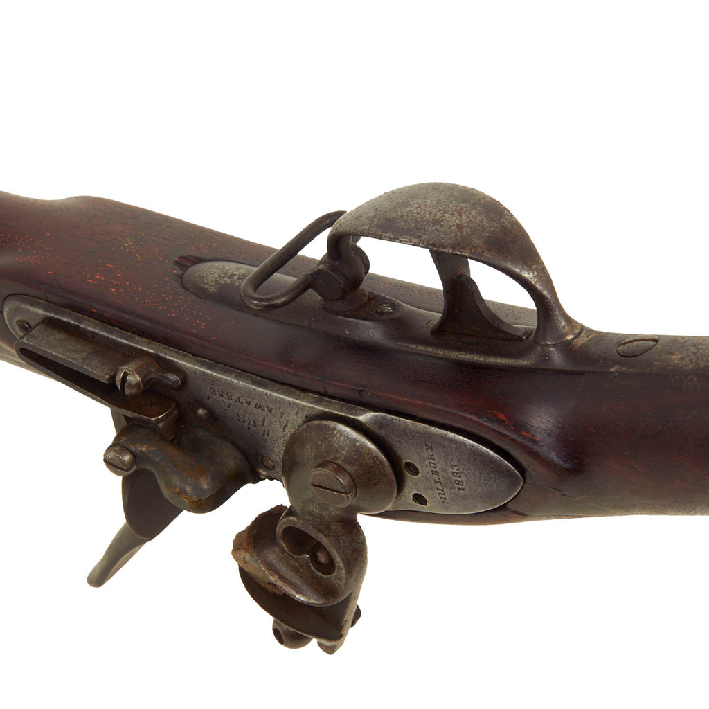 Original U.S. Springfield Model 1822 Flintlock Contract Musket by Asa ...