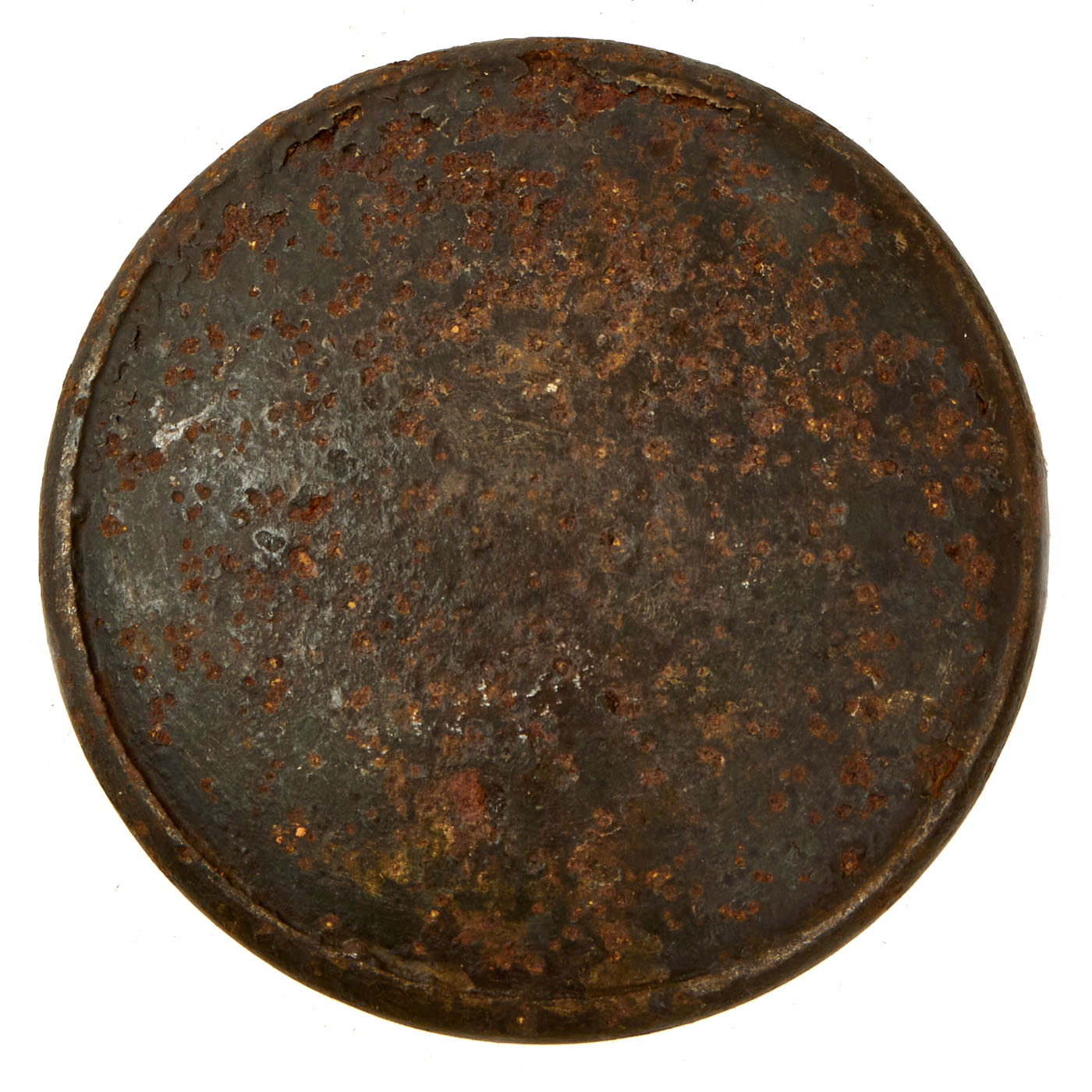 Original Italian WWI Inert Lenticolare M14 Discus Hand Grenade with Br ...