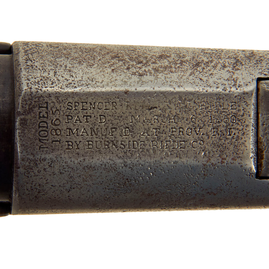 Original U.S. Burnside Rifle Company Model 1865 Spencer Repeating Sadd ...