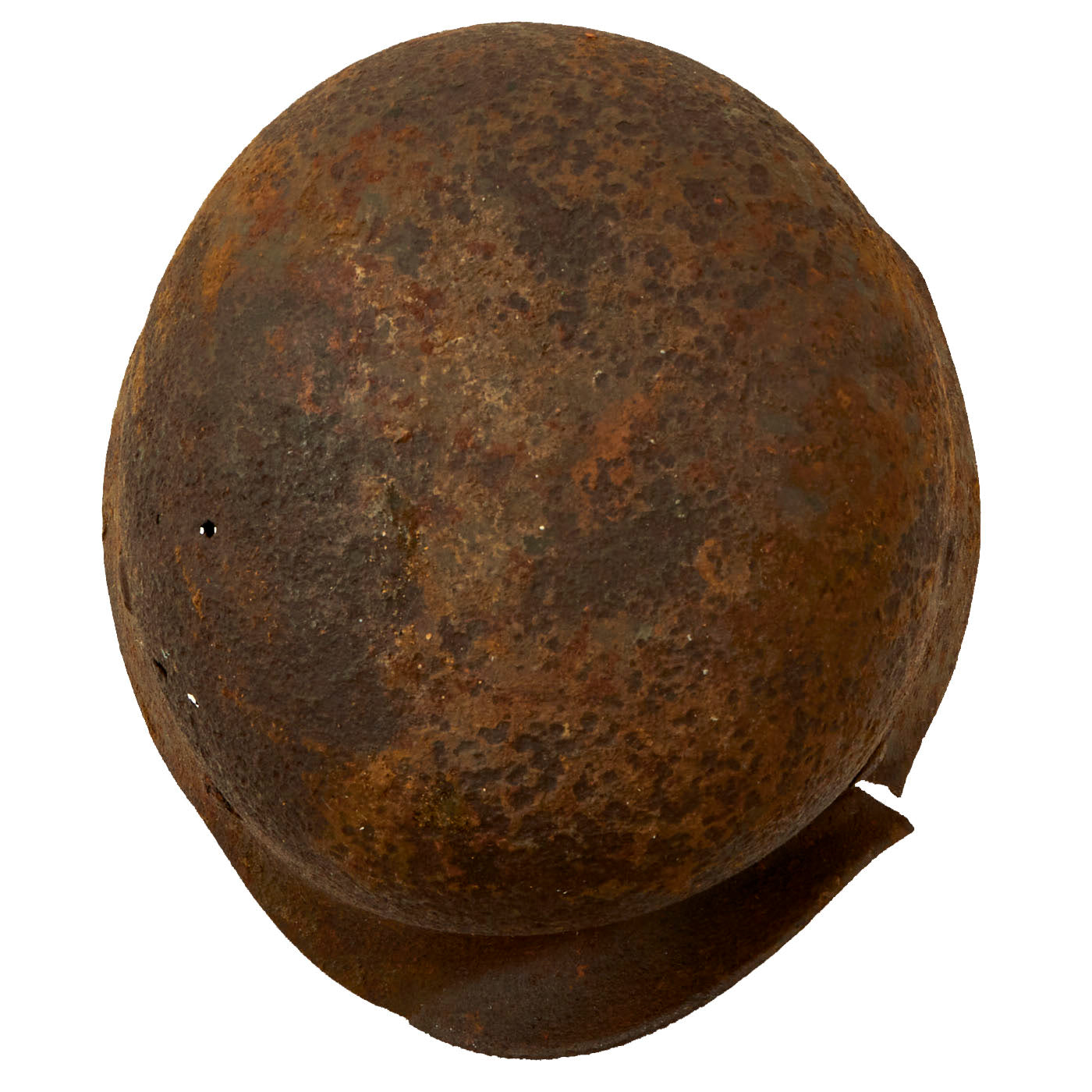 Original German WWII Battlefield Dug M40 Heer Single Decal Helmet Shel ...