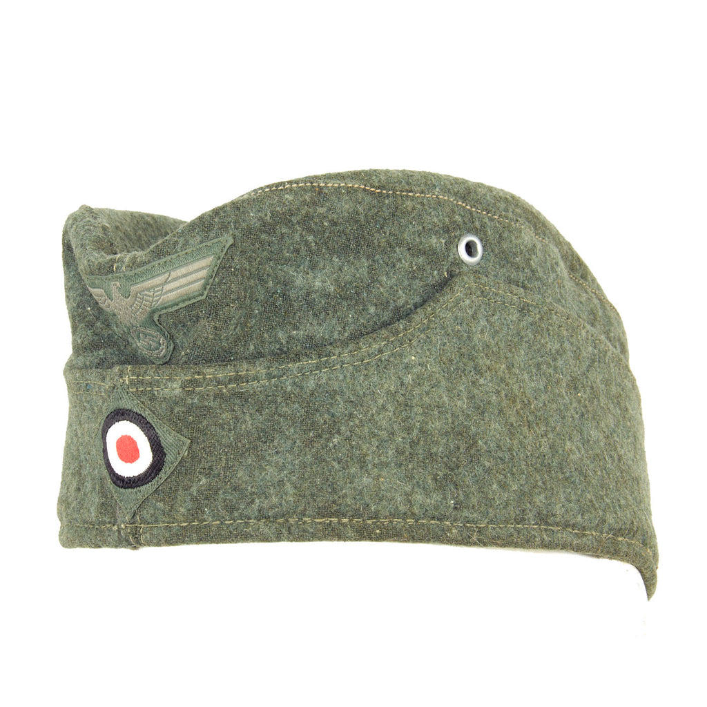 Original German WWII Heer Army 1940 dated 58cm EM-NCO Schiffchen M38 O ...