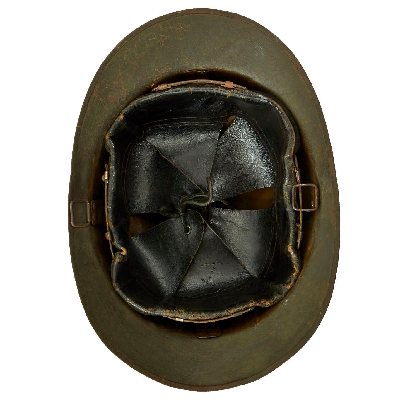 Original Belgian WWII Model 1926 Adrian Infantry Helmet with Lion Badg ...