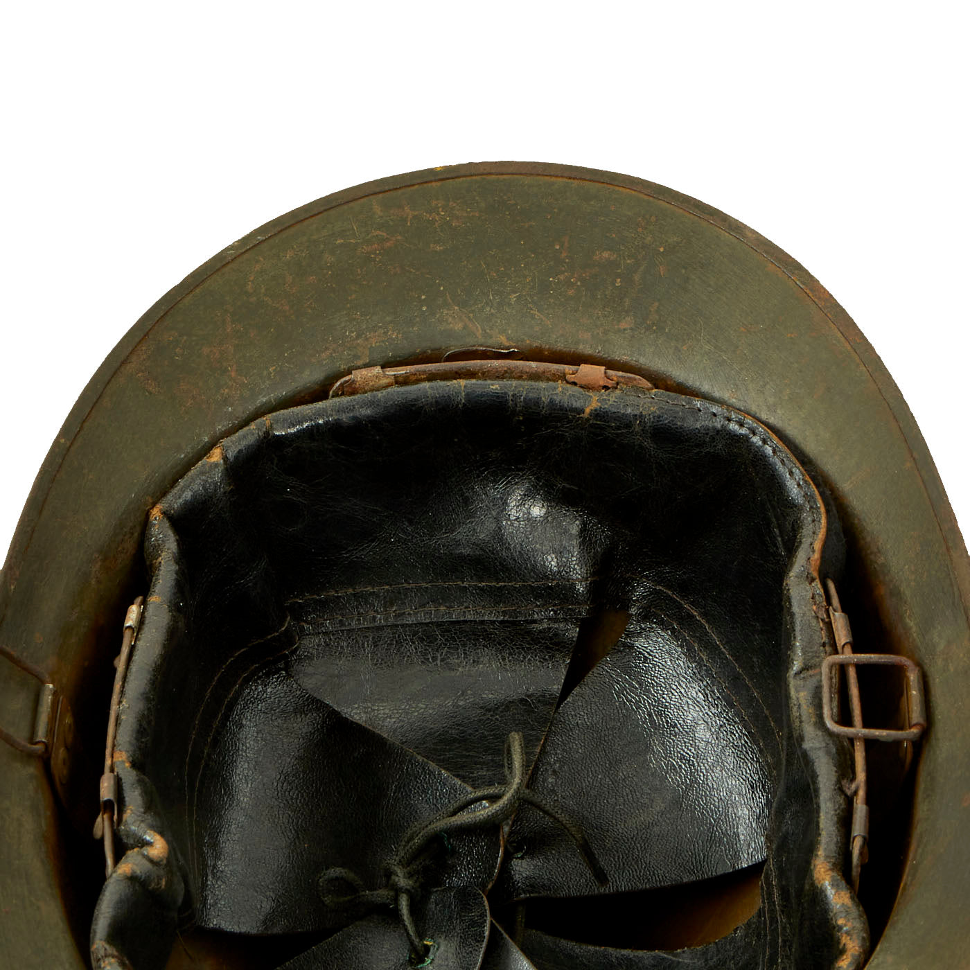 Original Belgian WWII Model 1926 Adrian Infantry Helmet with Lion Badg ...